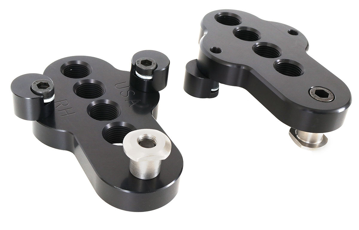 CJ Ackley Machine Company Wide Black Crank Arm Shorteners Pair — Hostel ...