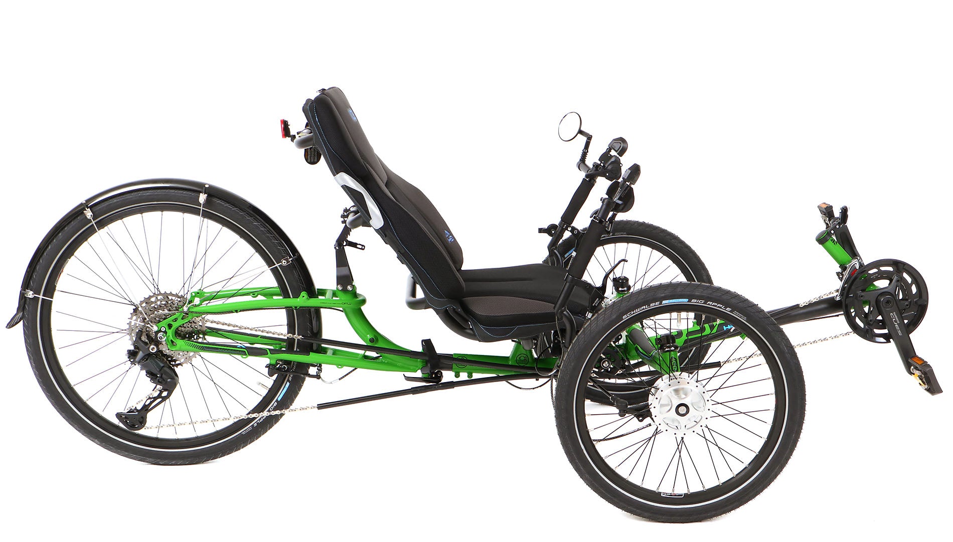 ICE Adventure HD 26 Kiwi Green Recumbent Trike – Hostel Shoppe