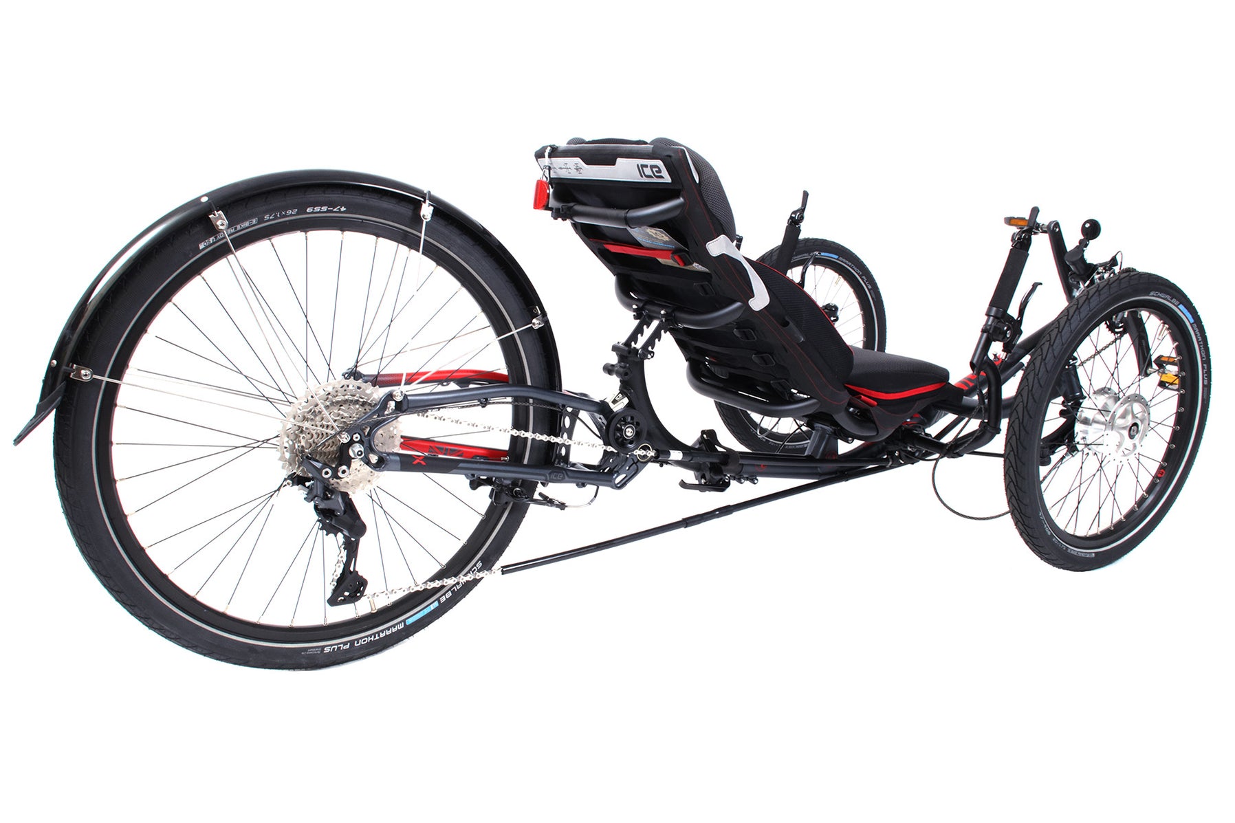 ICE Sprint X Tour 26 RS Grey Recumbent Trike — Hostel Shoppe