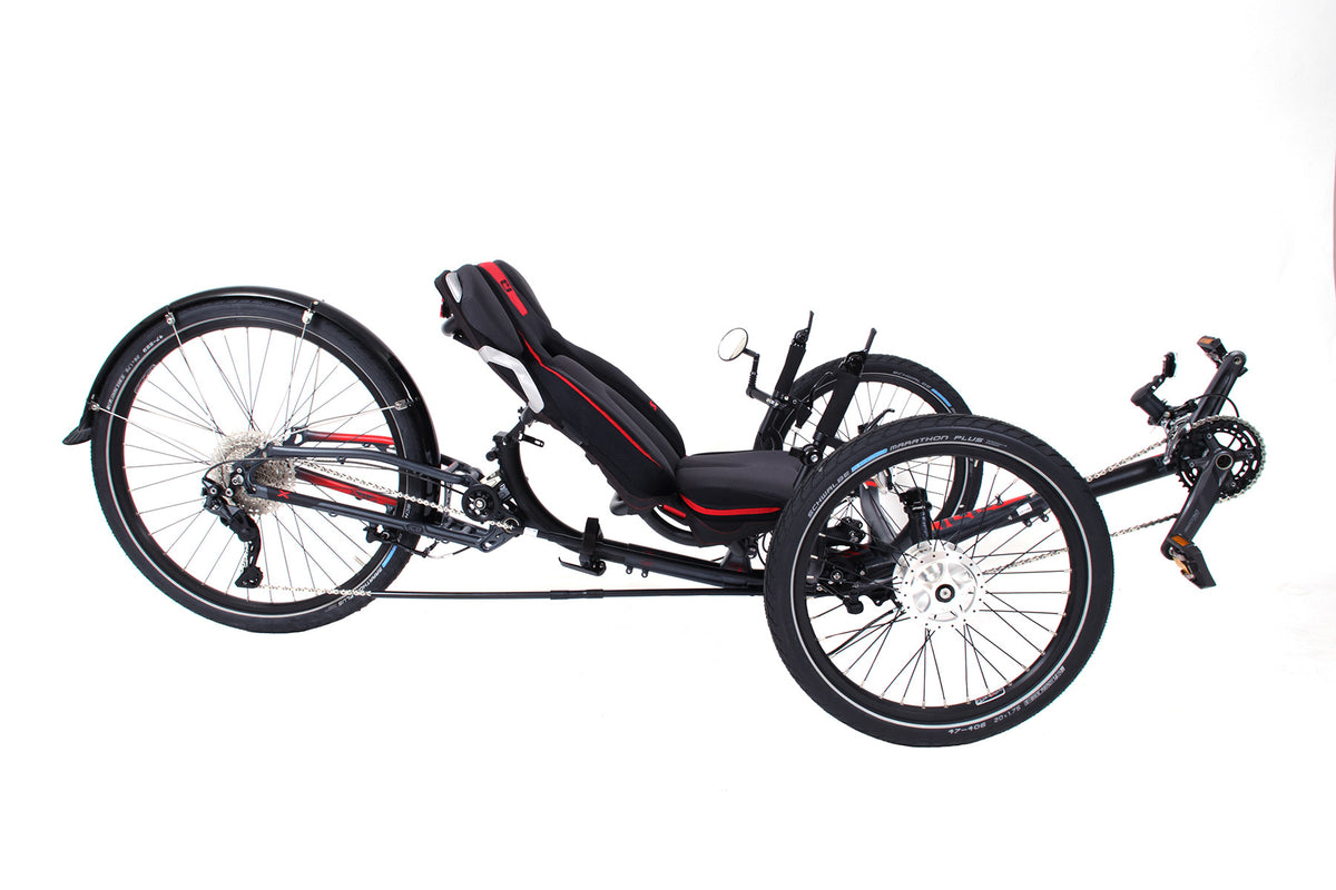 ICE Sprint X Tour 26 RS Grey Recumbent Trike — Hostel Shoppe