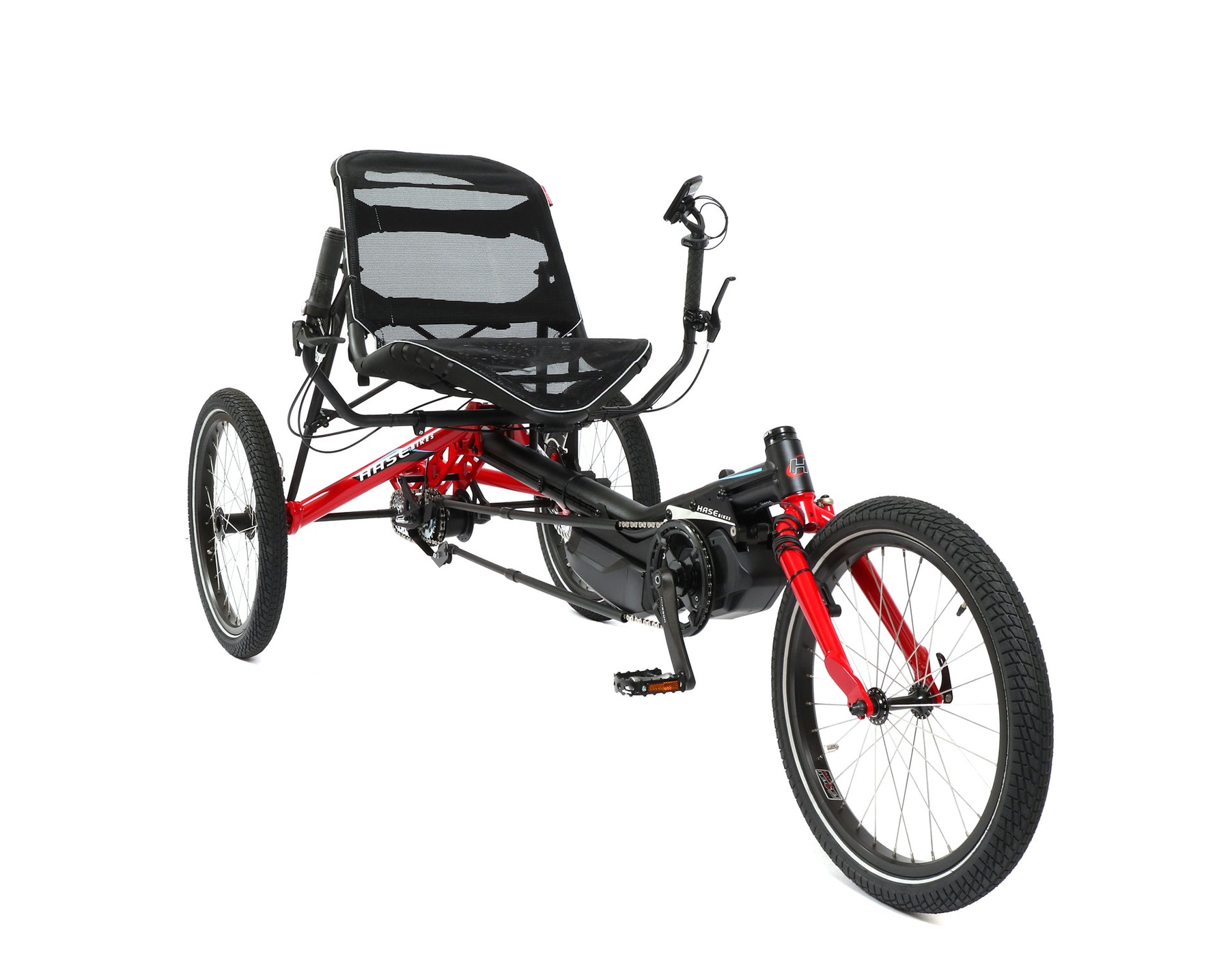 Hase Trigo Nexus USS Steps 5000 w/Differential Red Recumbent Trike ...