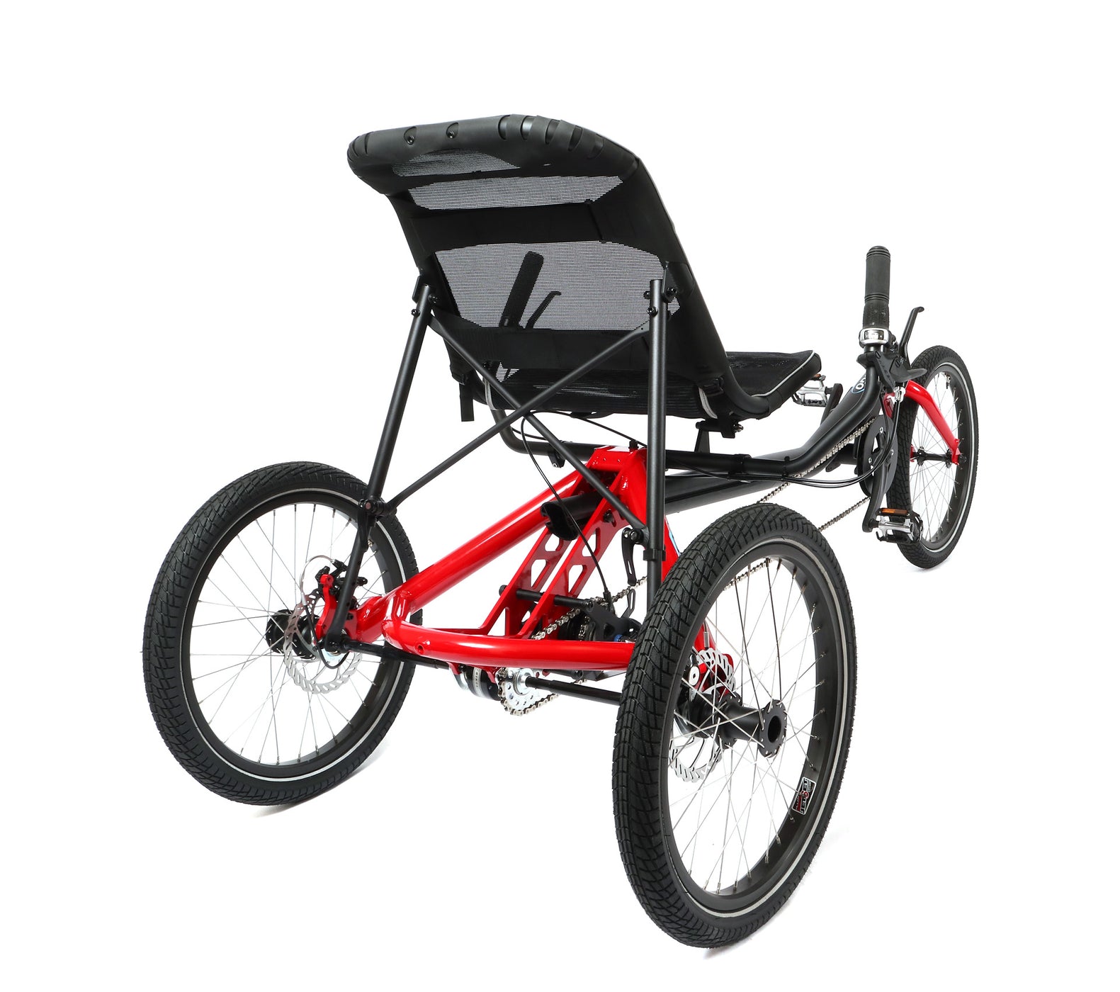 Hase Trigo Nexus USS w/Differential Red Recumbent Trike — Hostel Shoppe